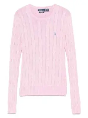 Polo Ralph Lauren Classic Cotton Sweater For Ss26 Collection - Pink