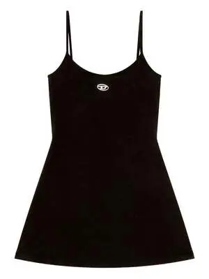DIESEL® A-line Dress With Spaghetti Straps Size - Nero