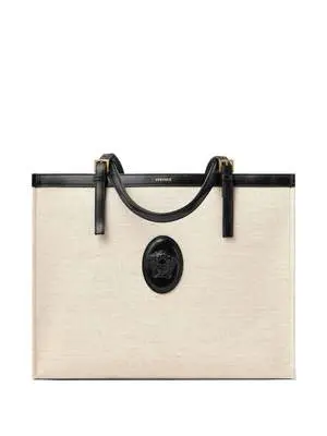 Versace The Medusa Therge Mini Tote Handbag - Beigblck