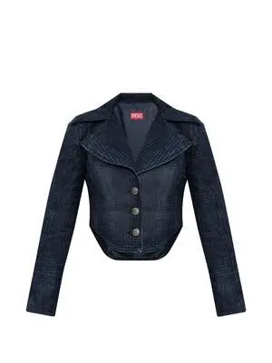 DIESEL® Curved Hem Lined Jacket - Blue