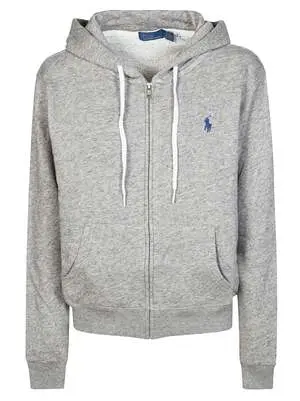 Polo Ralph Lauren Full Zip Hooded Sweatshirt For - Grigio
