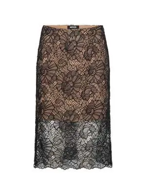 ROTATE BY BIRGER CHRISTENSEN Lace Mini Skirt - Nero