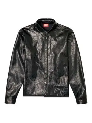 DIESEL® Long Sleeve Mini Shirt For - Black