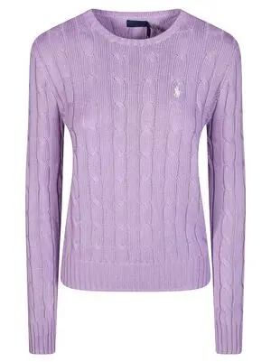 Polo Ralph Lauren Sweater With Braided Detail - Viola