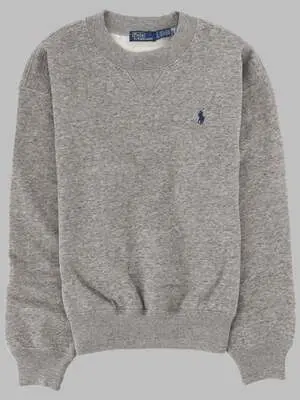 Polo Ralph Lauren Crewneck Sweatshirt With Embroidered Logo - Grey