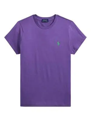 Ralph Lauren Classic Cotton Crewneck T-shirt - Violet