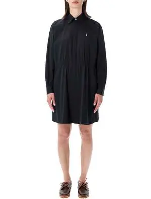Polo Ralph Lauren Classic Cotton Polo Mini Dress - Black