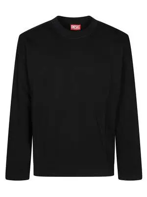 DIESEL® Mini Comfortable Cotton Blend T-shirt - Nero