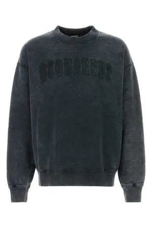 Dsquared2 Loose Fit Raw Edge Crewneck - Grey