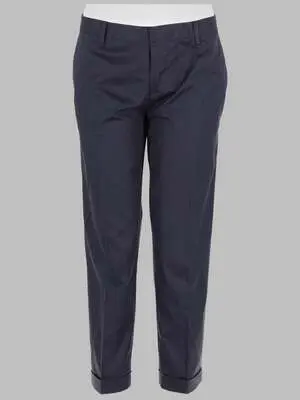 Dsquared2 Cotton Blend Tailored Trousers - Blue
