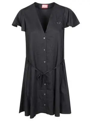 DIESEL® Mini Suit Chemisier Dress For - Nero