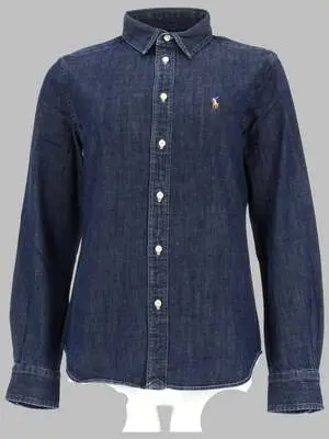 Polo Ralph Lauren Classic Cotton Logo Shirt - Denim