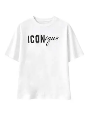 Dsquared2 Graphic Print Cotton T-shirt - White