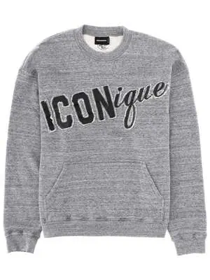 Dsquared2 Bold Graphic Crewneck Sweatshirt - Grey