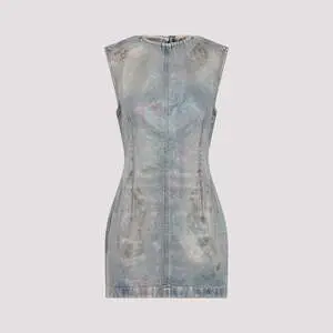 Acne Studios Denim Mini Dress - Blue