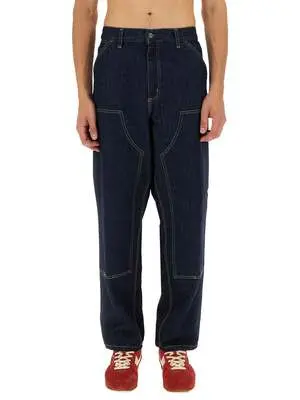 Carhartt Work In Progress Double Knee Pants -/32 - Denim