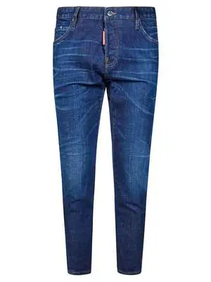 Dsquared2 Logo-patch Jeans - Blu