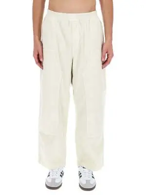 Carhartt Work In Progress Wide-leg Cotton Twill Work Pants - White