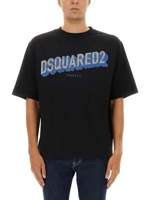 Dsquared2 T-shirt With Logo - Black