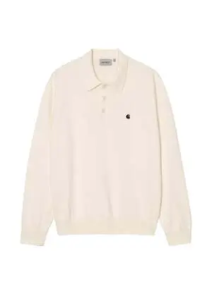 Carhartt Work In Progress Madison Long Sleeve Polo - Cinrsblack