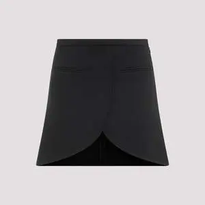 COURREGES Ellipse Twill Mini Skirt