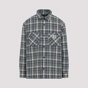 Carhartt Work In Progress Cronyn Shirt Jacket In Plaid - Blue
