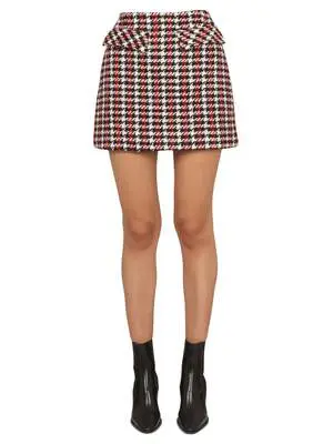 Baum Und Pferdgarten Houndstooth Mini Skirt - Multicolour