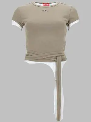DIESEL® Slim Fit Ribbed T-shirt