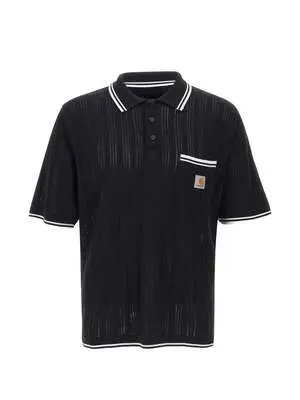 Carhartt Work In Progress Mini Short Sleeve Ramset Polo - Blackwax