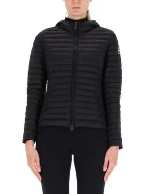 COLMAR Hooded Quilted Zip-up Puffer Jacket - Black