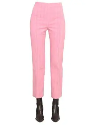 Baum Und Pferdgarten Striped Cotton Trousers - Pink