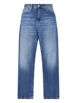 Carhartt Work In Progress Straight Leg Jeans - Blue
