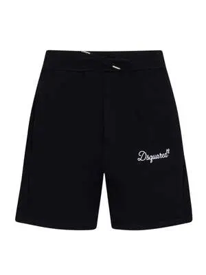 Dsquared2 Relaxed Fit Logo Detail Shorts
