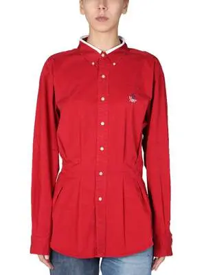 1/OFF PARIS Buttoned Pleated Cotton Shirt