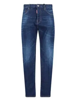 Dsquared2 Slim-fit Stretch Denim Jeans - Blue