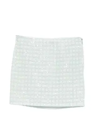 ROTATE BY BIRGER CHRISTENSEN Mini Skirt With Zipper Closure - Verde