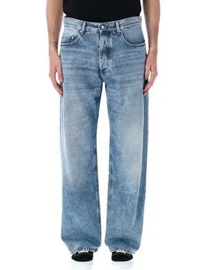 ICON DENIM LOS ANGELES Low-rise Wide-leg Jeans - River
