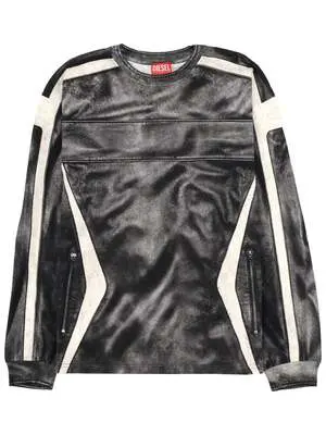 DIESEL® Long Sleeve Graphic T-shirt - Black