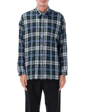 SUNFLOWER Plaid Button-up Shirt - Verde