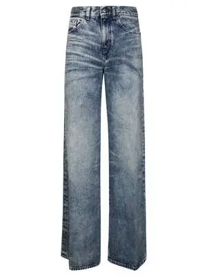 DIESEL® Chic Mini High-waisted Trousers For - Nero