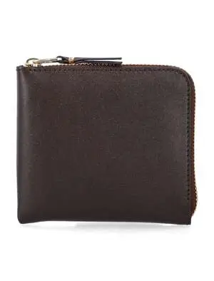 Comme Des Garçons Minimalist Zip Wallet 9.5 Cm X 11 Cm - Brown