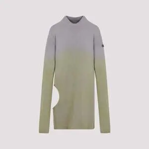Moncler Subhuman Cotton Blend Crew-neck Sweatshirt - Grey