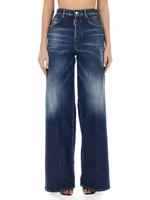 Dsquared2 Wide Leg Jeans