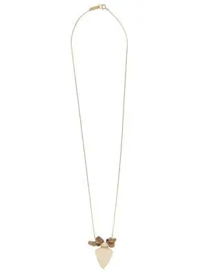 Isabel Marant Étoile Brass Statement Necklace - Beige