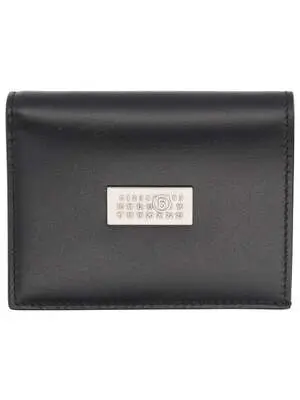 MAISON MARGIELA Leather Card Holder Wallet - Black