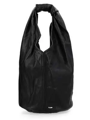Our Legacy Fofo Drip Bag Malleable Bull Hide - Black