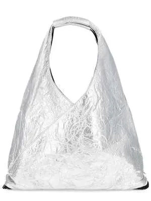 MAISON MARGIELA Mini Foldable Handbag 47 Cm X 38 Cm X 17 Cm - Silver