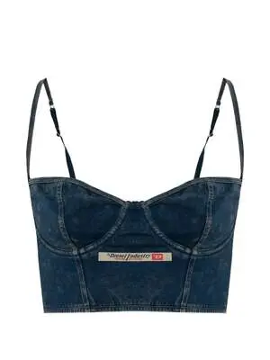 DIESEL® DIESEL Cotton Mini Top With Adjustable Straps Blu