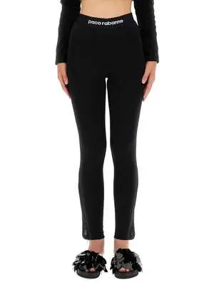 Rabanne Slim Fit Logo Trousers