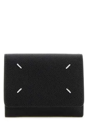 MAISON MARGIELA Four-stitch Tri-fold Wallet - Black